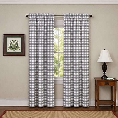 Click here for Sweet Home Collection Buffalo Rod Pocket Light-Fil... prices