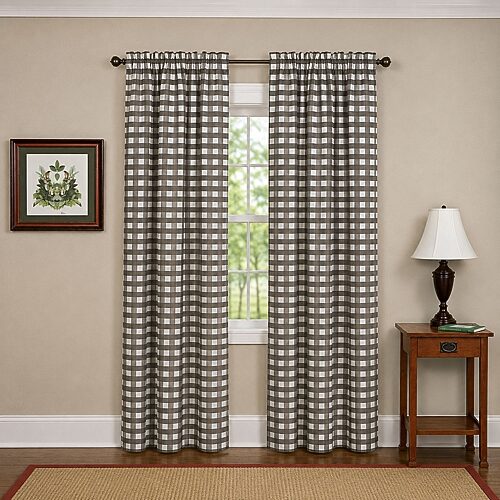 Click here for Sweet Home Collection Buffalo Rod Pocket Light-Fil... prices