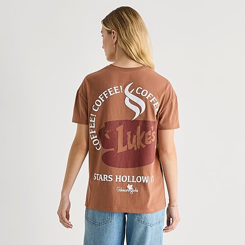 Click here for Gilmore Girls Coffee Boyfriend Tee Womens Juniors... prices
