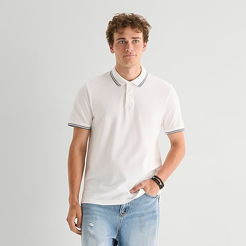 Click here for Arizona Mens Regular Fit Short Sleeve Polo Shirt... prices