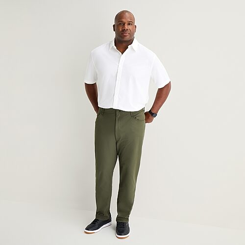 Click here for Stylus Mens Regular Fit Big and Tall Flat Front Pa... prices
