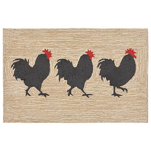 Click here for Liora Manne Frontporch Roosters Animal Hand Tufted... prices