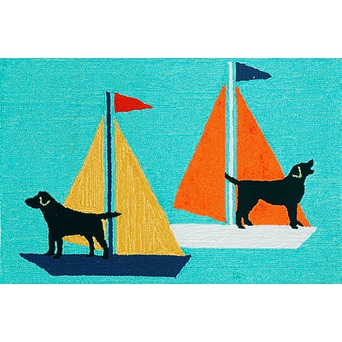 Click here for Liora Manne Frontporch Sailing Dog Animal Hand Tuf... prices