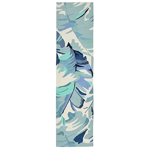 Click here for Liora Manne Capri Palm Runner  One Size  Blue prices