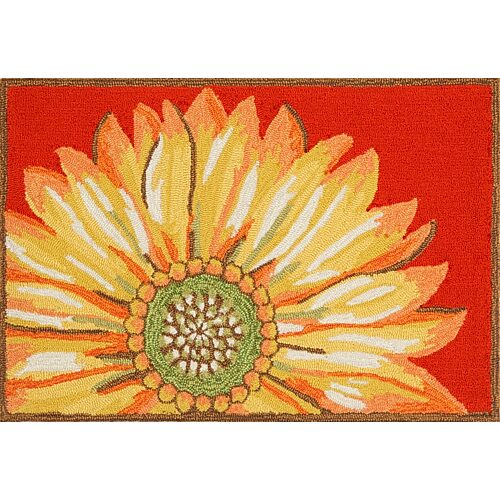 Click here for Liora Manne Frontporch Sunflower Rectangular Accen... prices