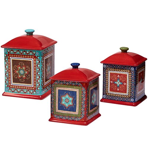 Click here for Certified International Monterrey 3-pc. Canister... prices