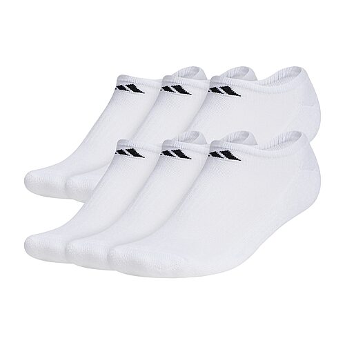 Click here for adidas Mens 6 Pair No Show Socks  10-13  White prices
