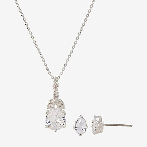 Click here for Sparkle Allure Womens Cubic Zirconia Pure Silver O... prices