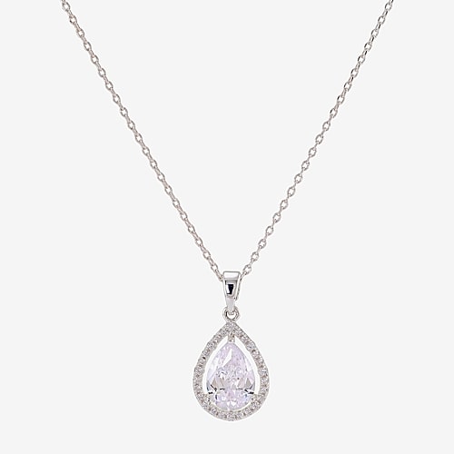 Click here for Sparkle Allure Halo Womens Cubic Zirconia Pure Sil... prices