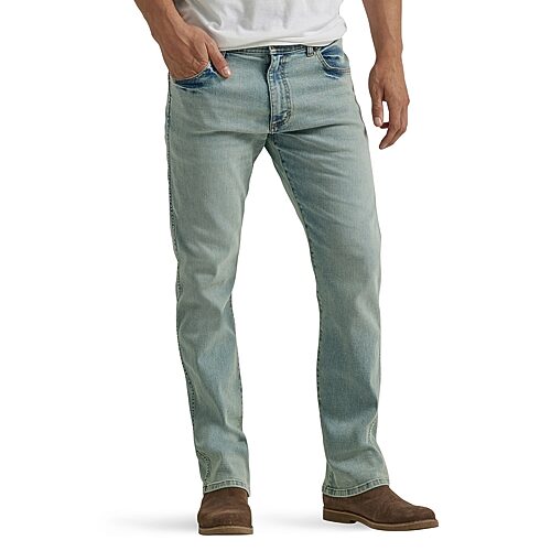 Click here for Wrangler Mens Stretch Fabric Slim Fit Bootcut Jean... prices