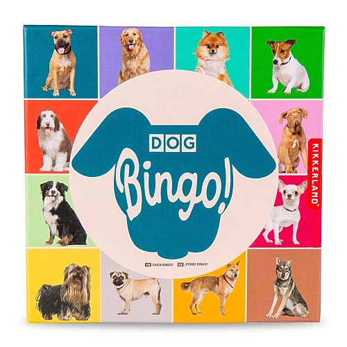 Kikkerland Dog Bingo Set  One Size  Multiple Colors