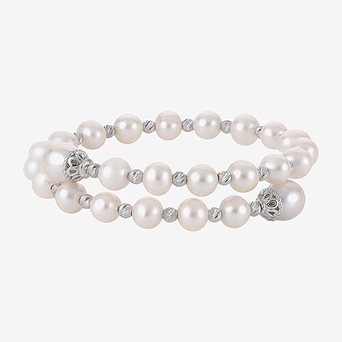 Click here for Cultured Freshwater Pearl & Sterling Silver Brilli... prices