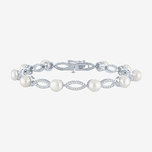 Click here for Gemstone Sterling Silver Oval Tennis Bracelet  One... prices