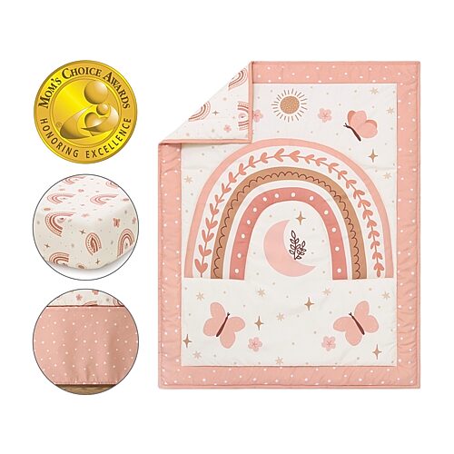 Click here for The Peanutshell Boho Rainbow 3-pc. Crib Bedding Se... prices