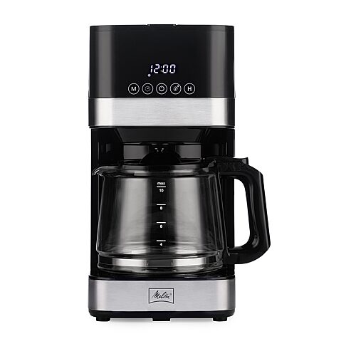 Click here for Melitta 10-Cup Tocco Glass Coffee Maker - Black /... prices