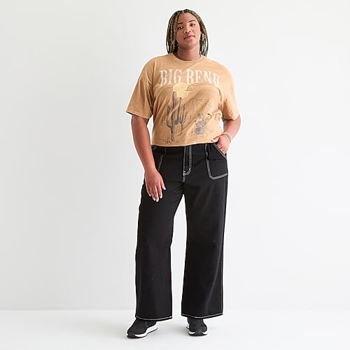 Click here for Arizona Womens Juniors Plus Highest Rise Straight... prices