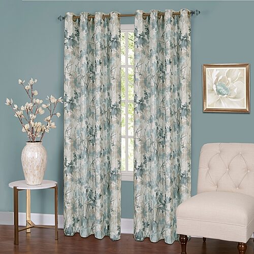 Click here for Tranquil Grommet Top Light-Filtering Single Curtai... prices