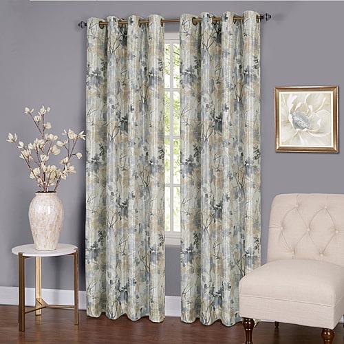Click here for Achim Tranquil Lined Grommet Top Window Panel  50... prices