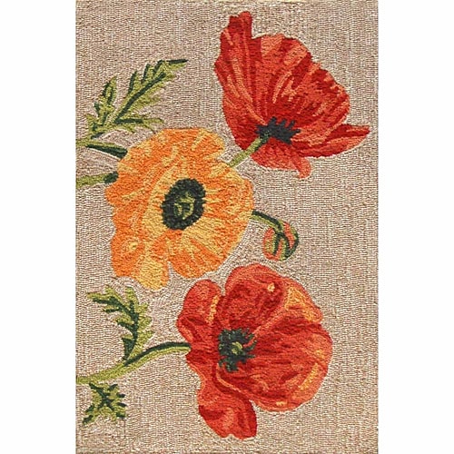 Click here for Liora Manne Ravella Icelandic Poppies Floral Hand... prices