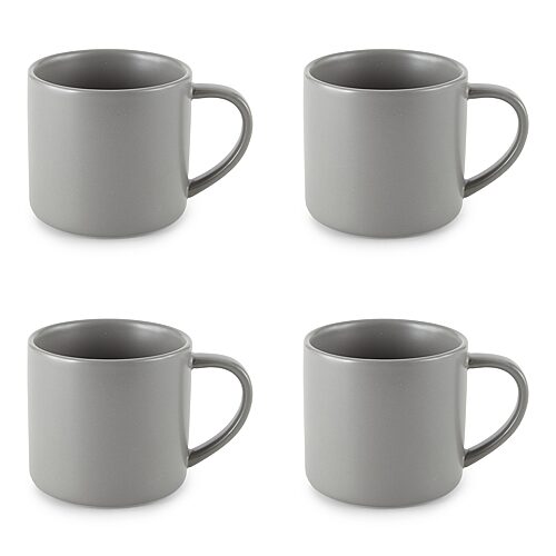 Click here for Loom + Forge Ren 4-pc. Coffee Mug  One Size  Gray prices