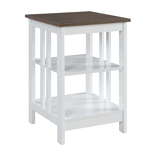 Click here for Mission Storage End Table  One Size  White prices