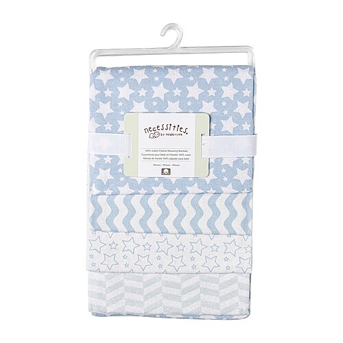 Click here for Baby Boys Stars Waves Flannel Receiving Blankets... prices