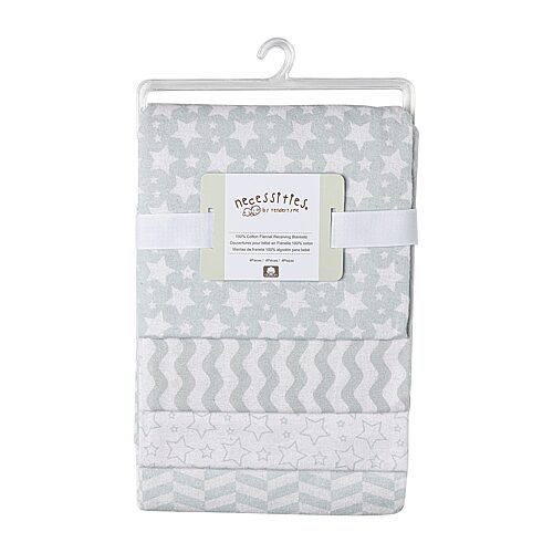 Click here for Baby Boys Stars Waves Flannel Receiving Blankets... prices