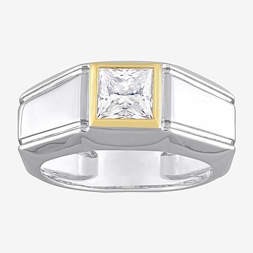 Click here for Mens 1 1/5 CT. T.W. Lab Created White Moissanite 1... prices