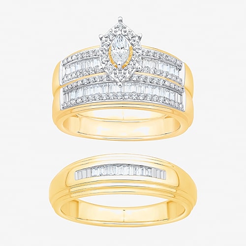 Click here for Womens 3/4 CT. T.W. Natural White Diamond 10K Two... prices