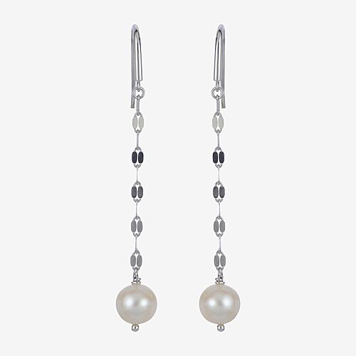 Click here for 7-8Mm Cultured Freshwater Pearl Sterling Silver Ea... prices