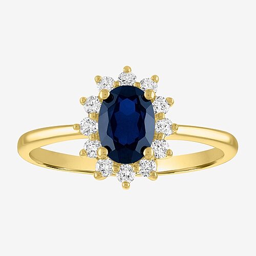 Click here for Womens Lab Created Gemstone & 1/4 CT. T.W. Lab Gro... prices