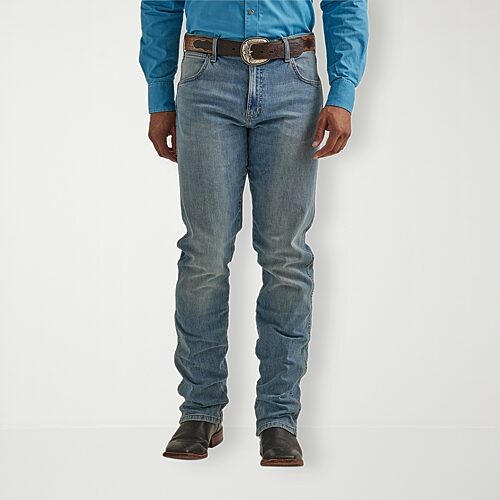 Click here for Wrangler Retro Mens Slim Fit Straight Leg Jean  30... prices