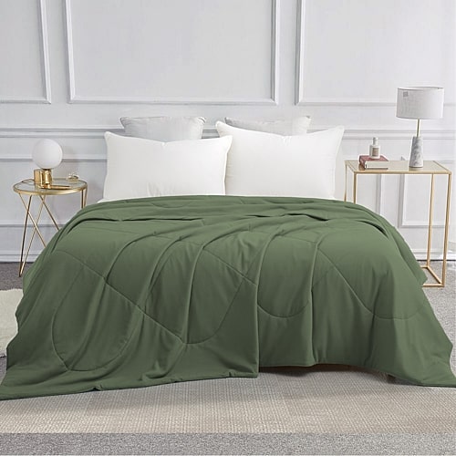 Click here for PeaceNest Reversible Cooling Waffle Blanket prices