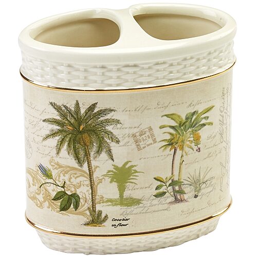 Click here for Avanti Colony Palm Tree Textured Ceramic Toothbrus... prices