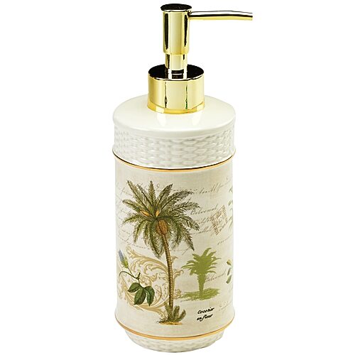 Click here for Avanti Colony Palm Tree Textured Ceramic Soap/Loti... prices