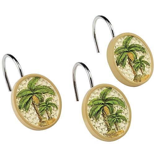 Click here for Avanti Colony Palm Shower Curtain Hooks prices