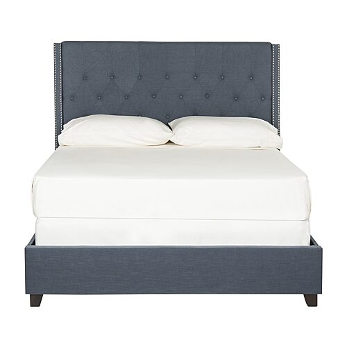 Click here for Winslet Linen Bed Frame  One Size  Blue prices