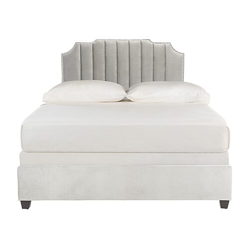 Click here for Streep Linen Channel Stitched Upholstered Bed  One... prices