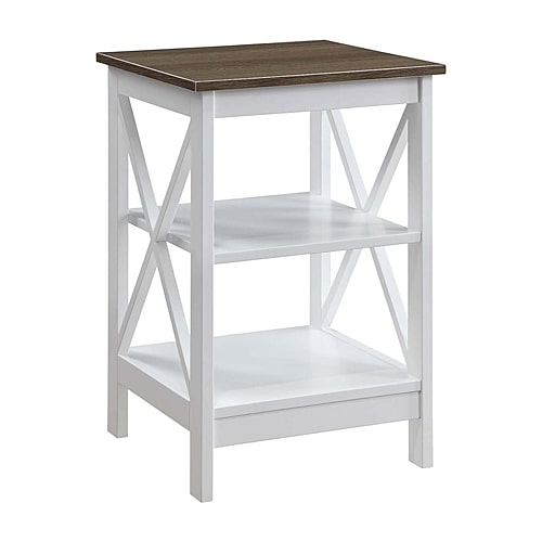 Click here for Oxford Storage End Table  One Size  White prices