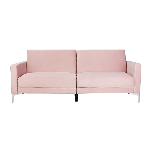 Safavieh Chelsea Convertible Sofa Track-Arm Reclining Sofa  One Size  Pink