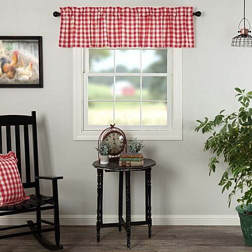 Click here for Annie Buffalo Check Rod Pocket Tailored Valance  O... prices