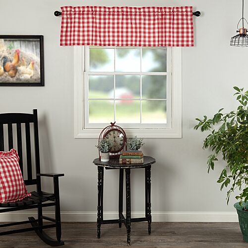 Click here for Annie Buffalo Check Rod Pocket Tailored Valance  O... prices