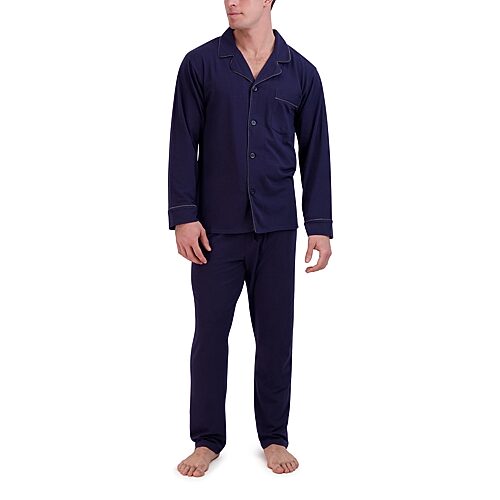 Click here for Hanes Mens Knit Big Long Sleeve 2-pc. Pant Pajama... prices