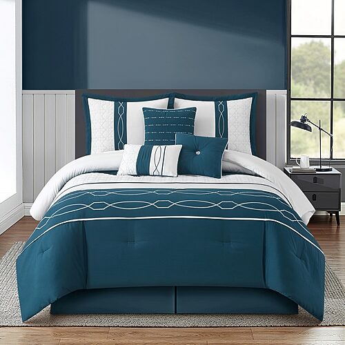 Click here for Stratford Park Penley 7-Pc. Comforter Set  King -... prices