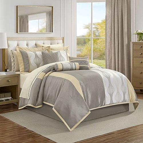 Click here for Stratford Park Kath Geometric 15-Pc. Comforter Set... prices