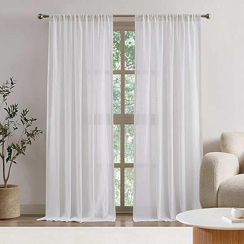 Click here for Brooklyn Loom Flax Linen Rod Pocket Light-Filterin... prices