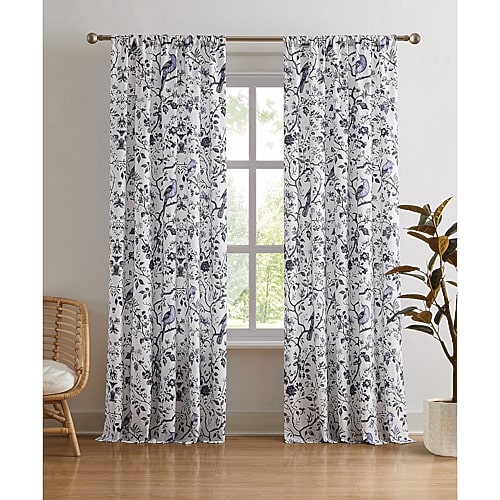 Click here for Brooklyn Loom Ava Floral Rod Pocket Light-Filterin... prices