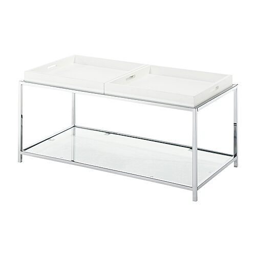Click here for Palm Beach Coffee Table with Shelf and Removable T... prices