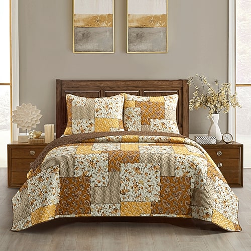 Click here for Stratford Park Kerry Floral 3 Piece Quilt Sets prices