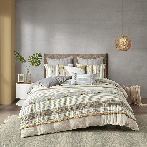 Click here for INK+IVY Cody 3 Piece Cotton Duvet Cover Set  One S... prices